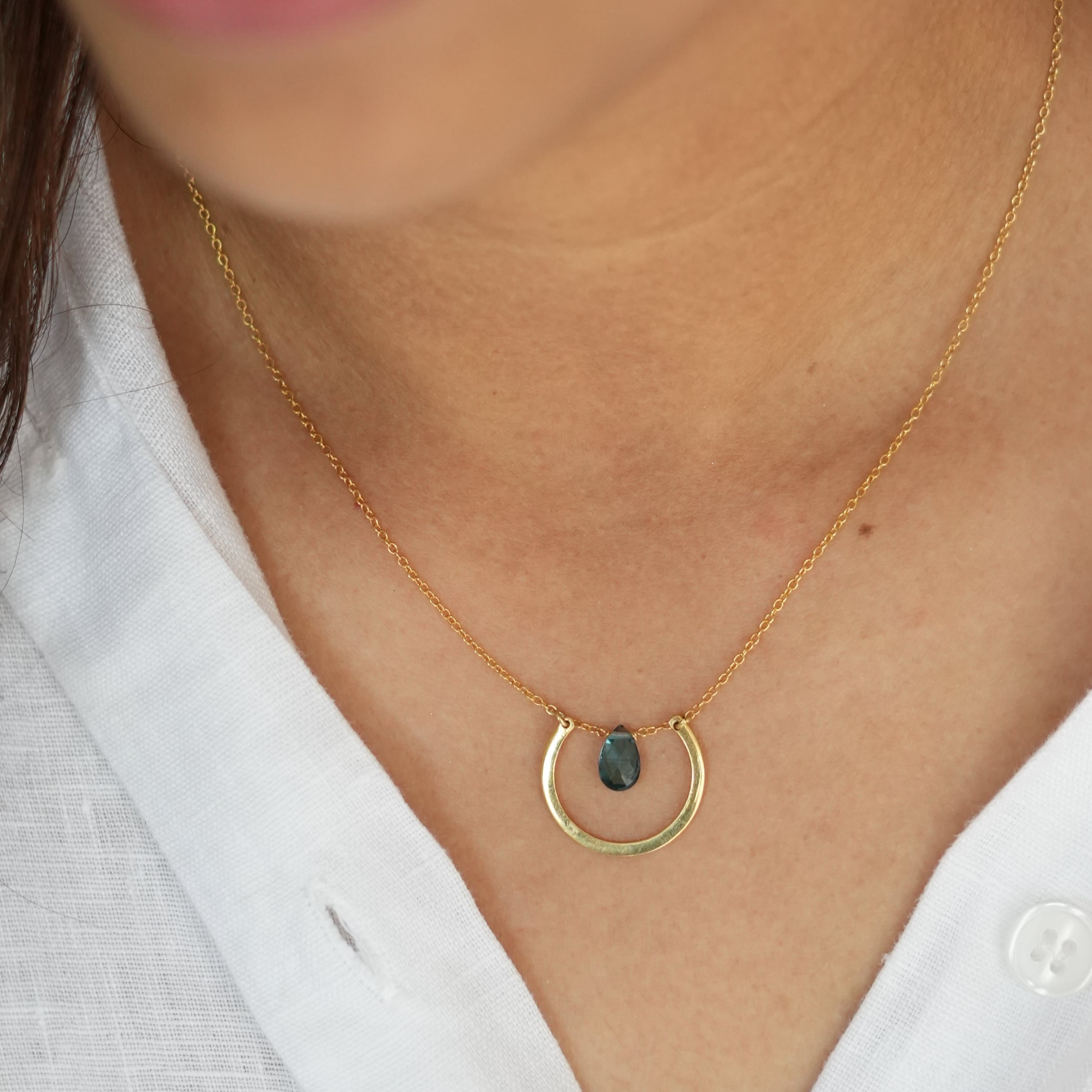 Moon drop Necklace – Bibka